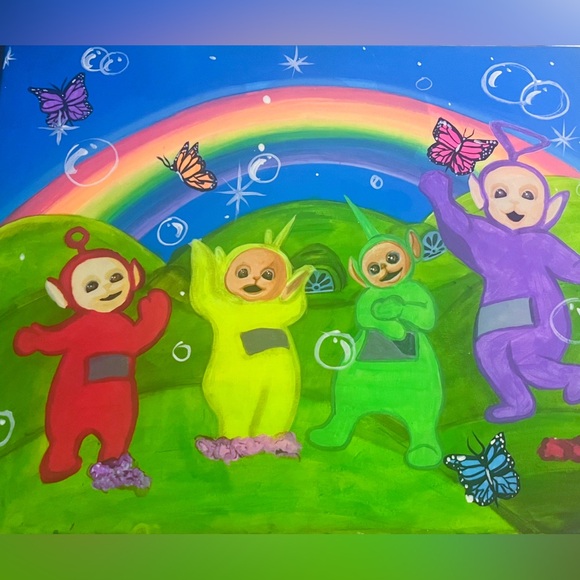 Art | Teletubbies Painting | Poshmark